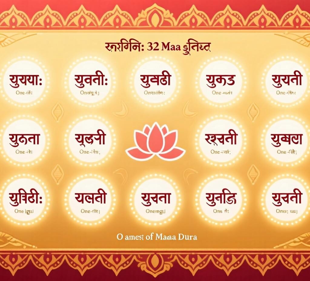 दुर्गा के 32 नाम: 9 चमत्कारी लाभ और जाप विधि | Durga 32 Names - Mini ...